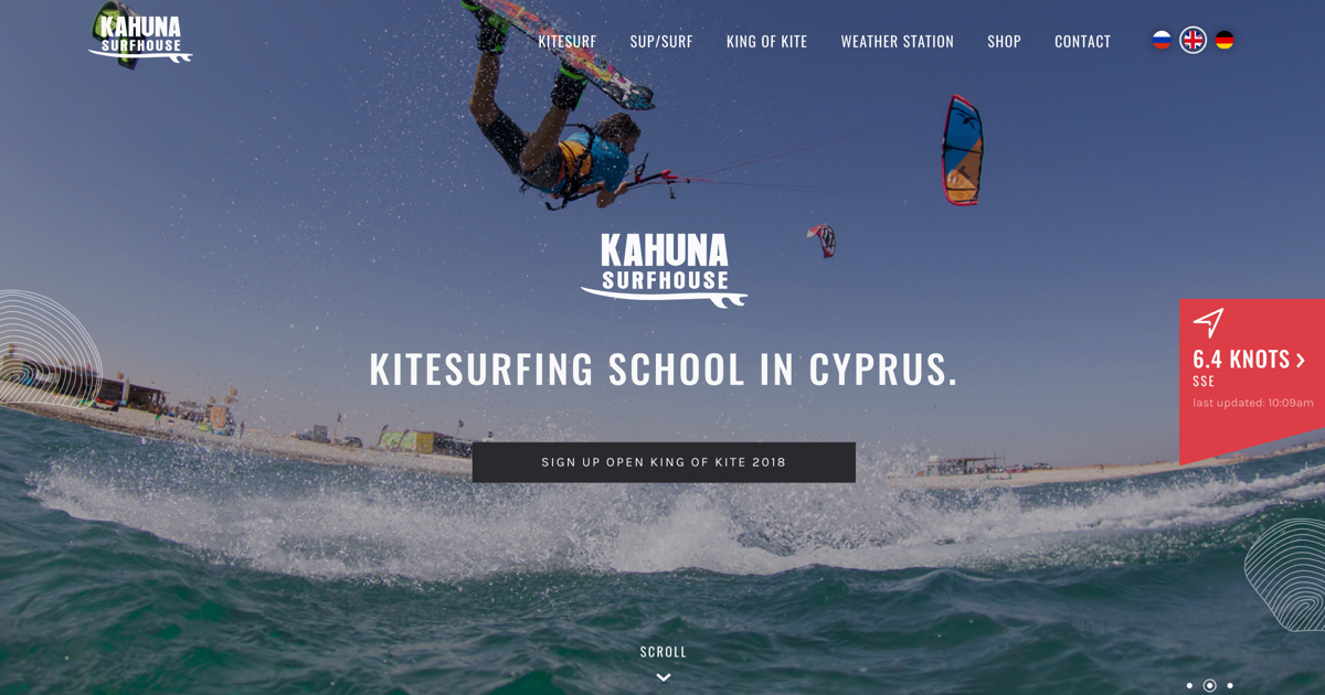 Kitesurfing Cyprus Kahuna Surfhouse — Kahuna Surfhouse is a fully ...